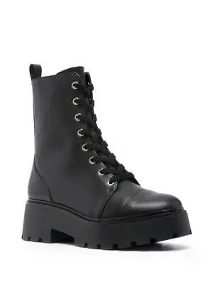 Michael Kors 50mm Blake Combat Boots - Black
