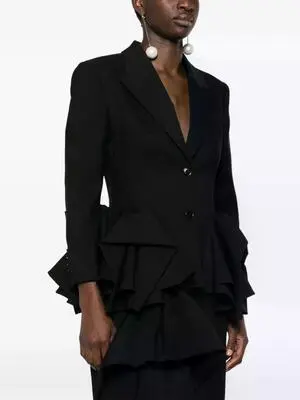 Viktor & Rolf Ruffled Peplum Blazer