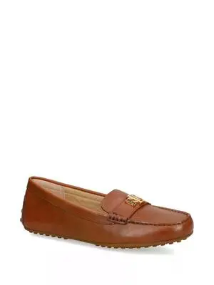 Ralph Lauren Barnsbury Leather Driving Shoes - Brown
