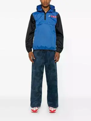 Play Comme Des Garcon X K-way Heart-patch Lightweight Jacket - Blue