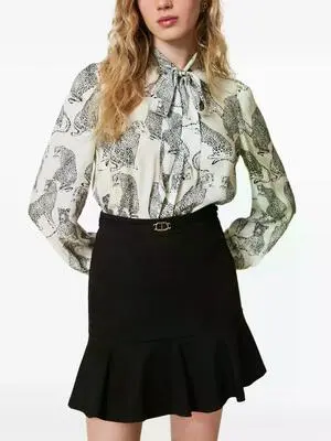 TWINSET Patterned Jacquard Shirt