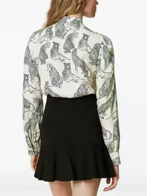 TWINSET Patterned Jacquard Shirt