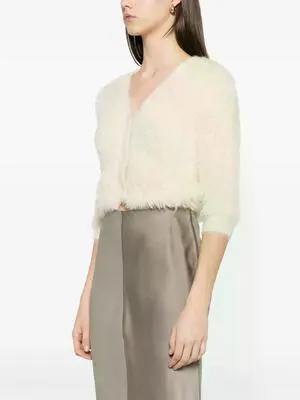 AMI Paris Satin Midi Skirt