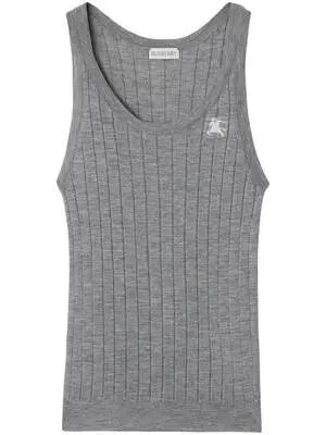 Burberry Intarsia-logo Cashmere Vest