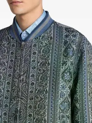 Etro Floral-jacquard Bomber Jacket
