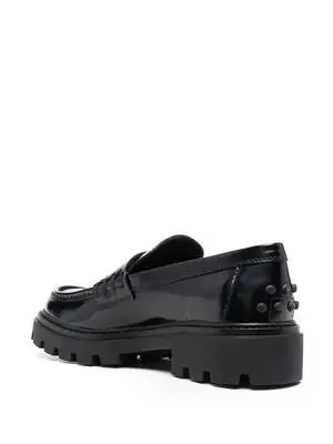 TOD'S Penny-slot Leather Loafers