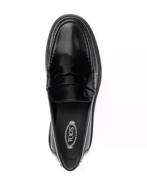 TOD'S Penny-slot Leather Loafers