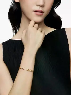 David Yurman 18kt Yellow Modern Cablespira Diamond Bracelet