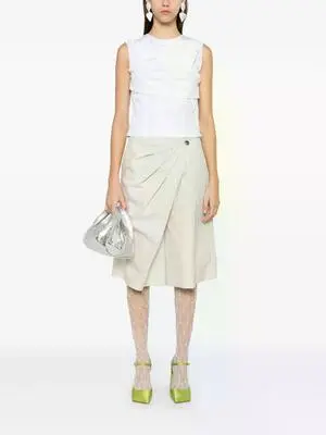 Viktor & Rolf Draped Gabardine Shorts