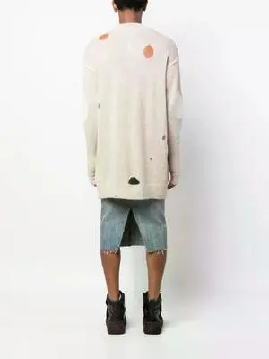 MAISON MARGIELA Distressed-effect Knitted Jumper