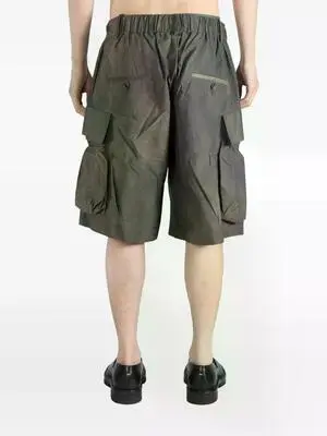 UMA WANG Faded Effect Cargo Shorts