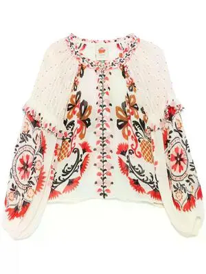 Farm Rio Embellished Blouses