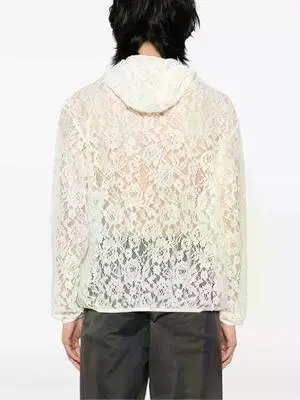 JUNTAE KIM Draped Lace Jumper - Neutrals