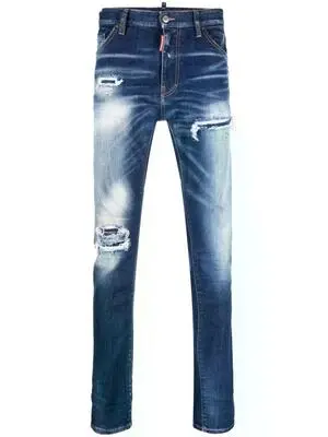 Dsquared2 Cool Guy Distressed Slim-leg Jeans