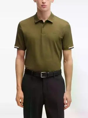 BOSS Cotton Polo Shirt - Green