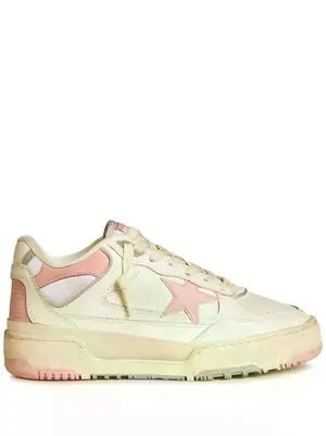 GOLDEN GOOSE Forty2 Leather Sneakers - Neutrals