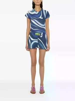 Emilio Pucci Marmo-print Shorts