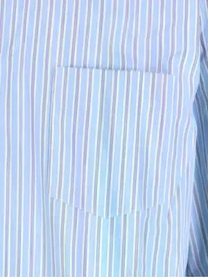 Comme Des Garçons Striped Cotton Shirt