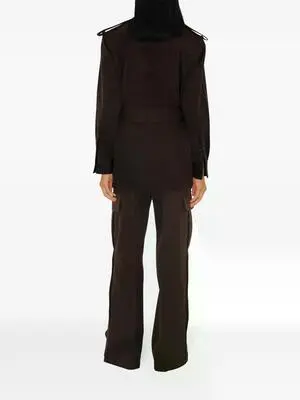 Burberry Wide-leg Wool Cargo Trousers