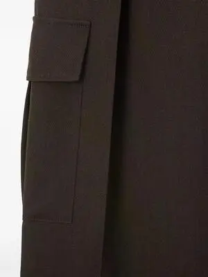 Burberry Wide-leg Wool Cargo Trousers