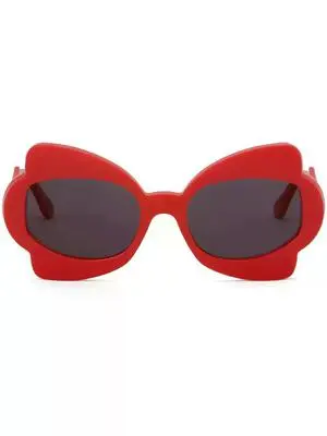 Marni Oversized Sunglasses - Red