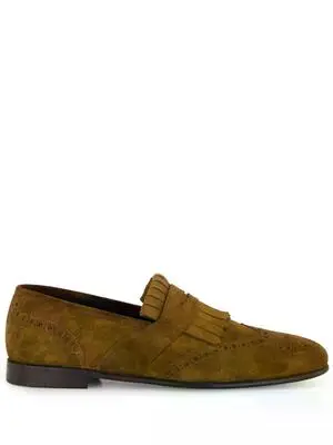 Manolo Blahnik Agasio Suede Loafers