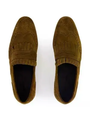 Manolo Blahnik Agasio Suede Loafers