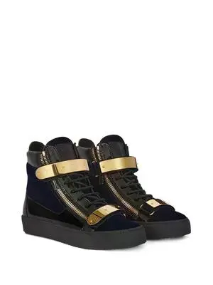 GIUSEPPE ZANOTTI Coby Double-straps Mid-top Sneakers