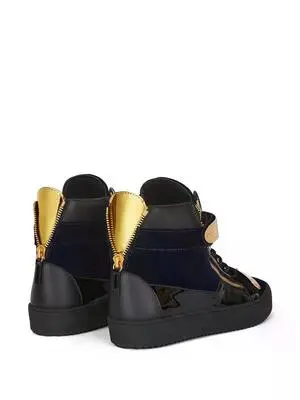 GIUSEPPE ZANOTTI Coby Double-straps Mid-top Sneakers