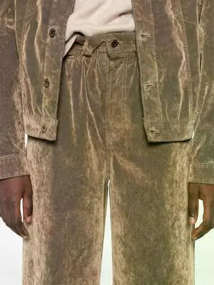 Miu Miu Logo-patch Trousers