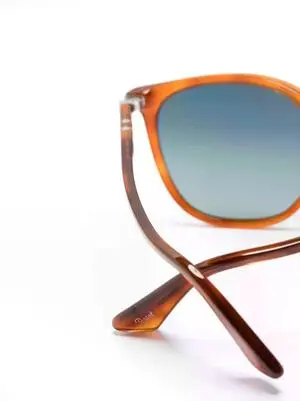 Persol Po3316s Round-frame Sunglasses - Orange