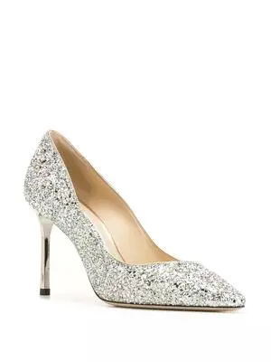 JIMMY CHOO Romy 85mm Pumps - Silver