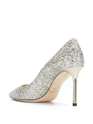 JIMMY CHOO Romy 85mm Pumps - Silver