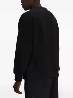 On Logo Print Sweatshirt - Black