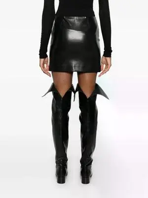 Nanushka Denim Mini Skirt