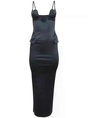 FLEUR DU MAL Seduce U-plunge Dress - Black