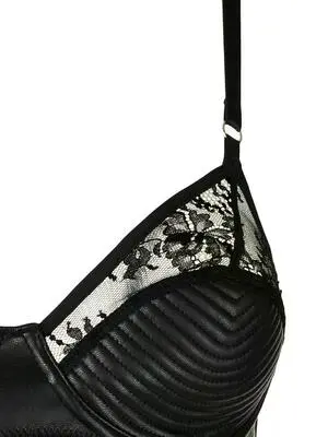 FLEUR DU MAL Bebe Vegan-leather Bra