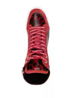 Zadig&Voltaire High Flash Panelled Sneakers