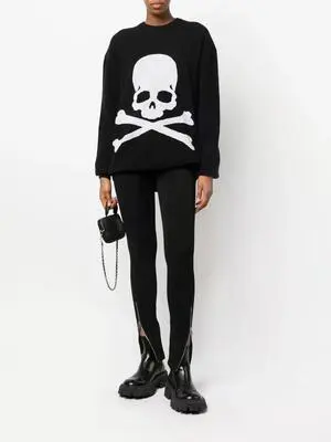 Philipp Plein Skull Bones Crew-neck Jumper