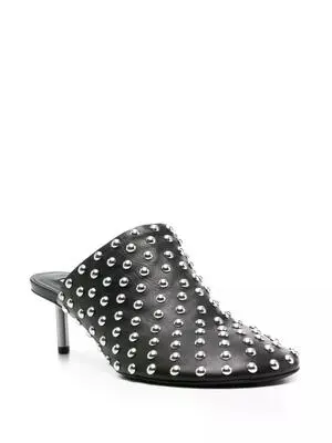 JIL SANDER 60mm Stud-embellished Mules