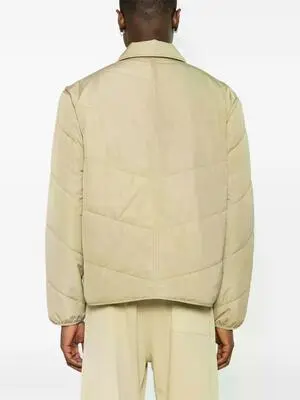 Maison Kitsuné Bold Fox Head Quilted Jacket - Neutrals