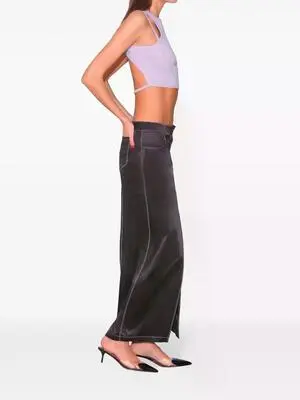 FLEUR DU MAL Silk Maxi Skirt