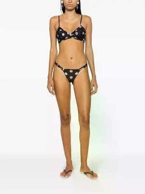 AMIR SLAMA Graphic-print Underwire Bikini
