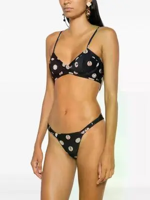 AMIR SLAMA Graphic-print Underwire Bikini