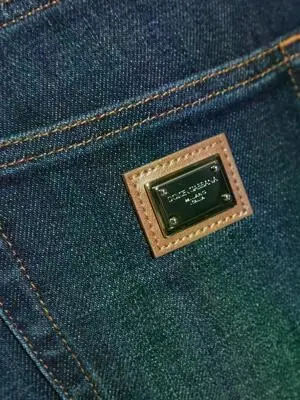 Dolce & Gabbana Logo-plaque Skinny Jeans