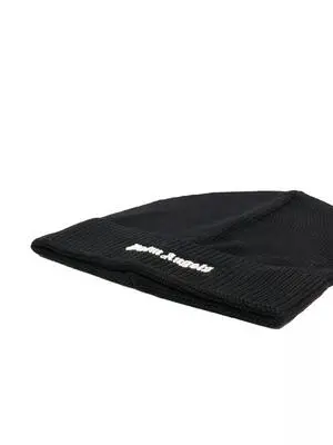 Palm Angels Logo-embroidered Beanie