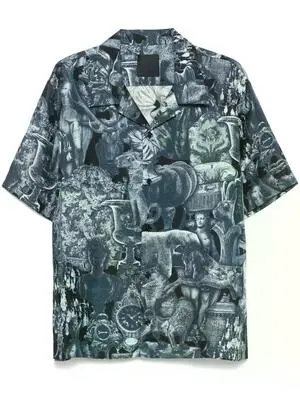 Givenchy Hubert Objects-print Silk Shirt