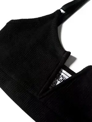 Moschino V-ring Fine-ribbed Bra