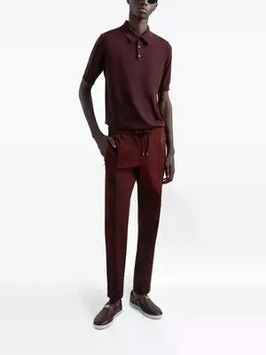 Dolce & Gabbana Fine-ribbed Polo Shirt