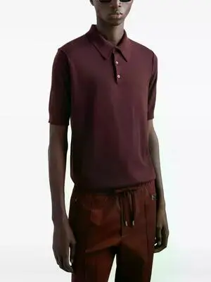 Dolce & Gabbana Fine-ribbed Polo Shirt